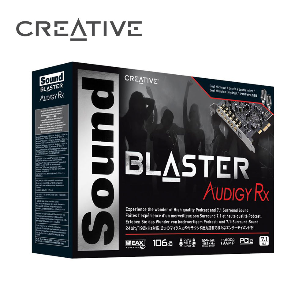 Creative Sound Blaster Audigy RX 7.1 聲道音效卡 – Mixer Audio